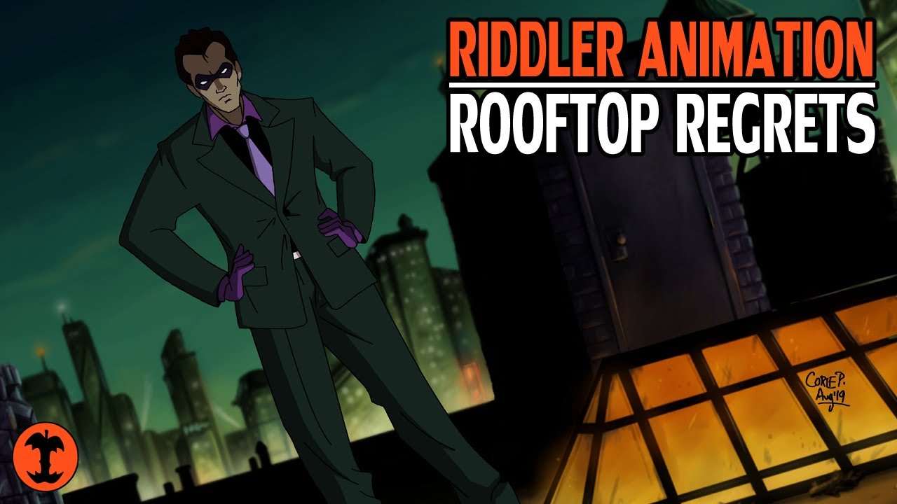 Riddler Panel Animations: Rooftop Regrets - YouTube