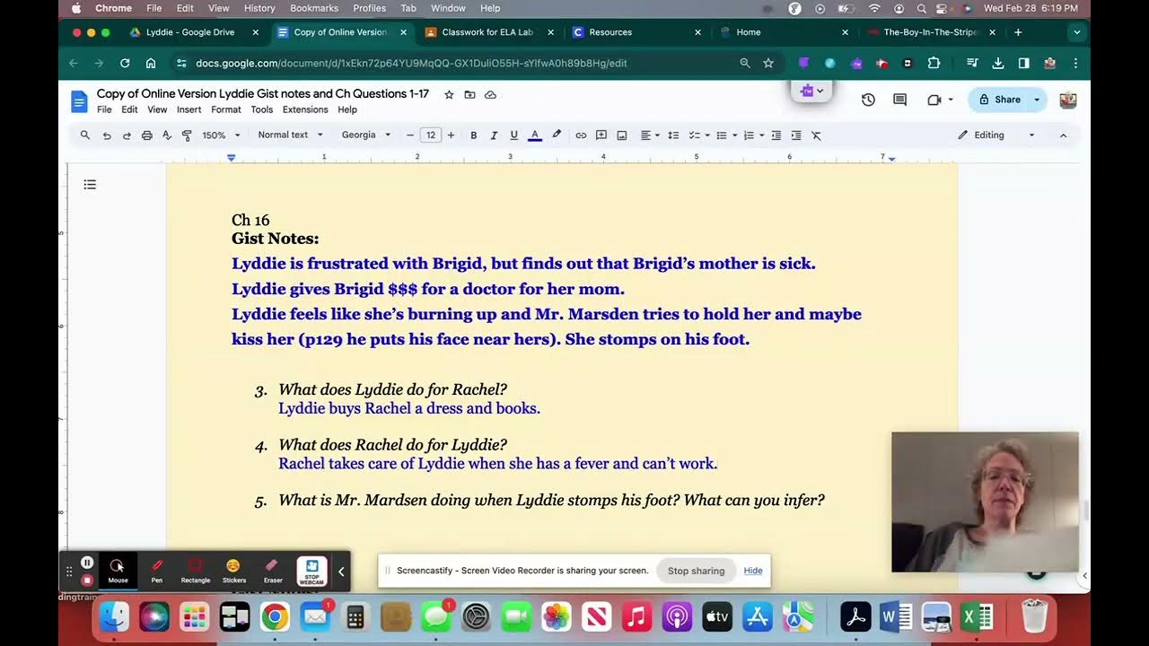 Lyddie Chapter 16 - YouTube
