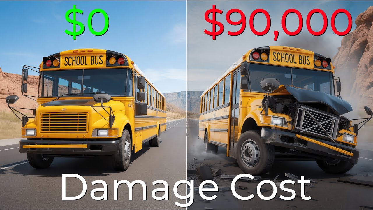 Realistic Crashes BeamNG Drive Damage Cost School Bus | Epic Wallet ...