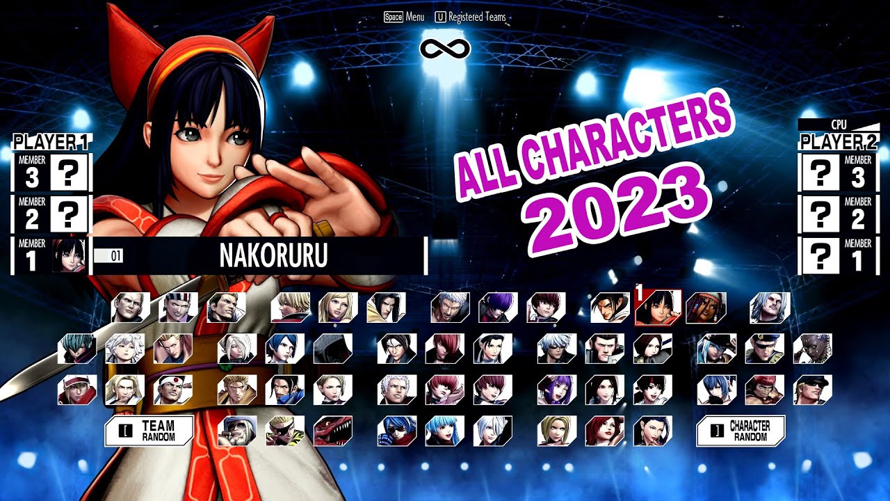 The King of Fighters XV All Characters 2023 - YouTube