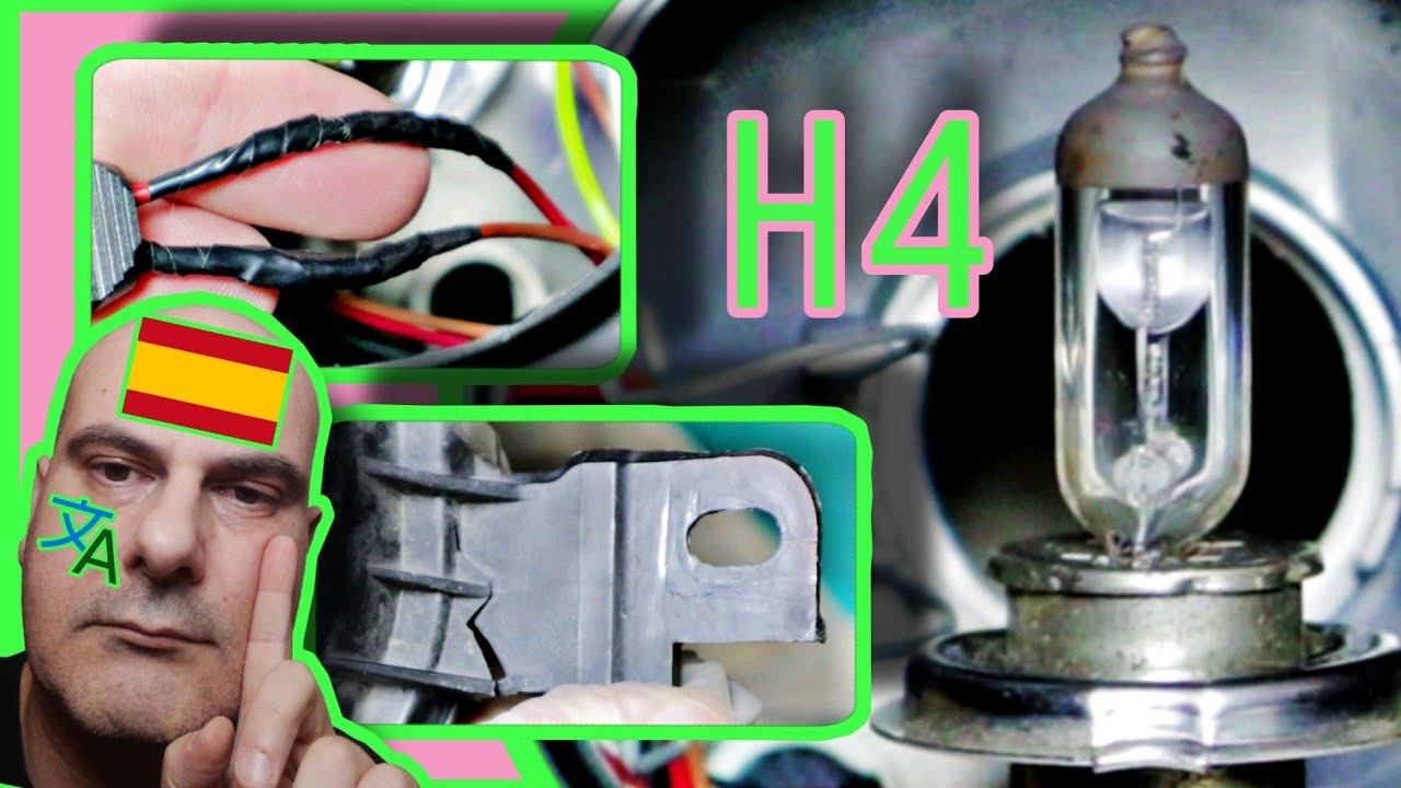 Cómo reparar un faro roto y cambiar lámpara frontal en automóvil - YouTube