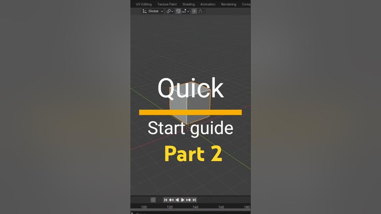 Blender Quick Start Guide Part 2: Grab, Delete & Undo Shortcuts for Beginners - YouTube