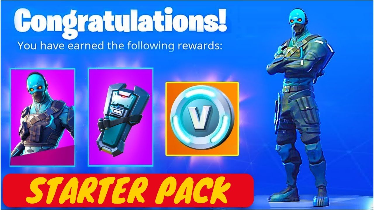 NEW FORTNITE COBALT STARTER PACK BUNDLE! - COBALT SKIN SHOWCASE ...
