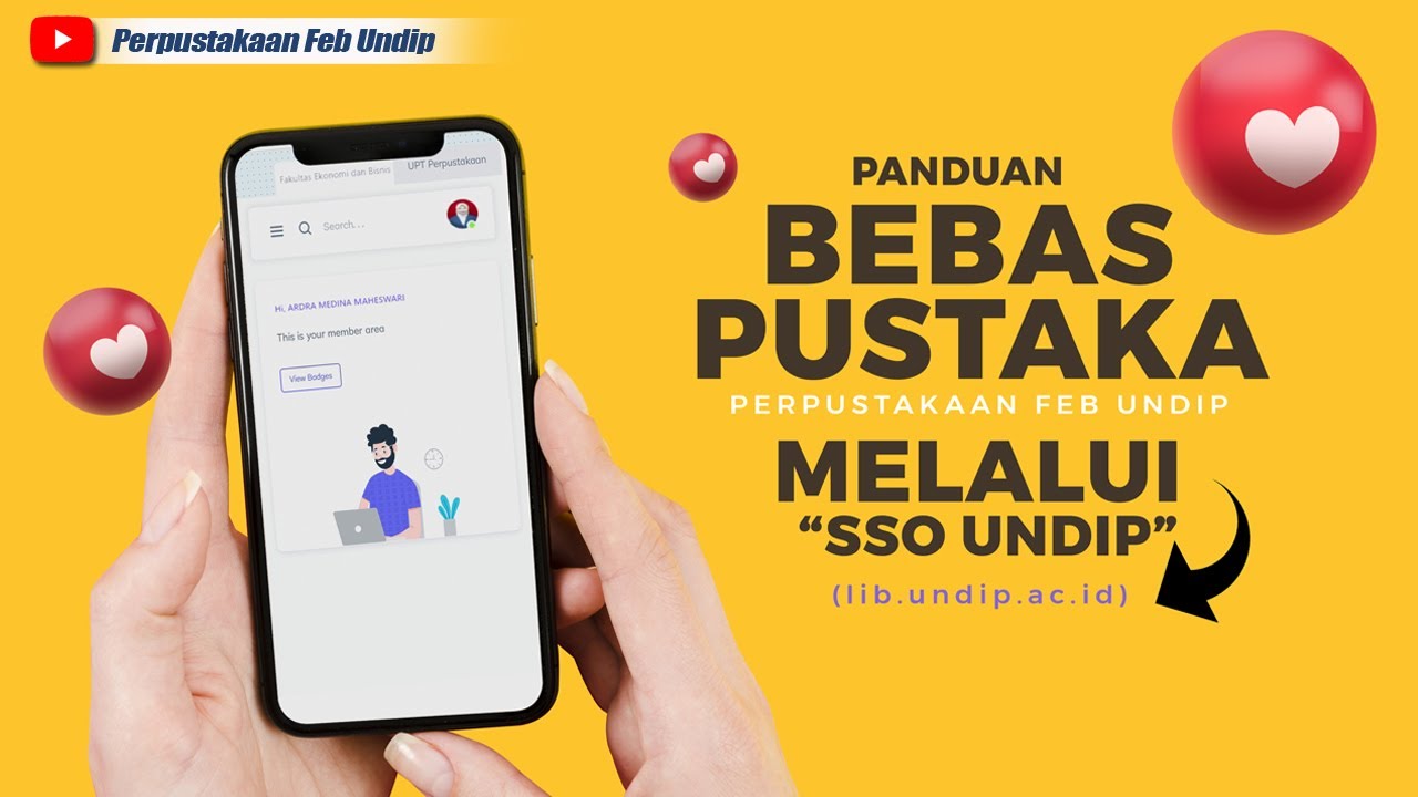PANDUAN BEBAS PUSTAKA MELALUI SSO UNDIP - YouTube