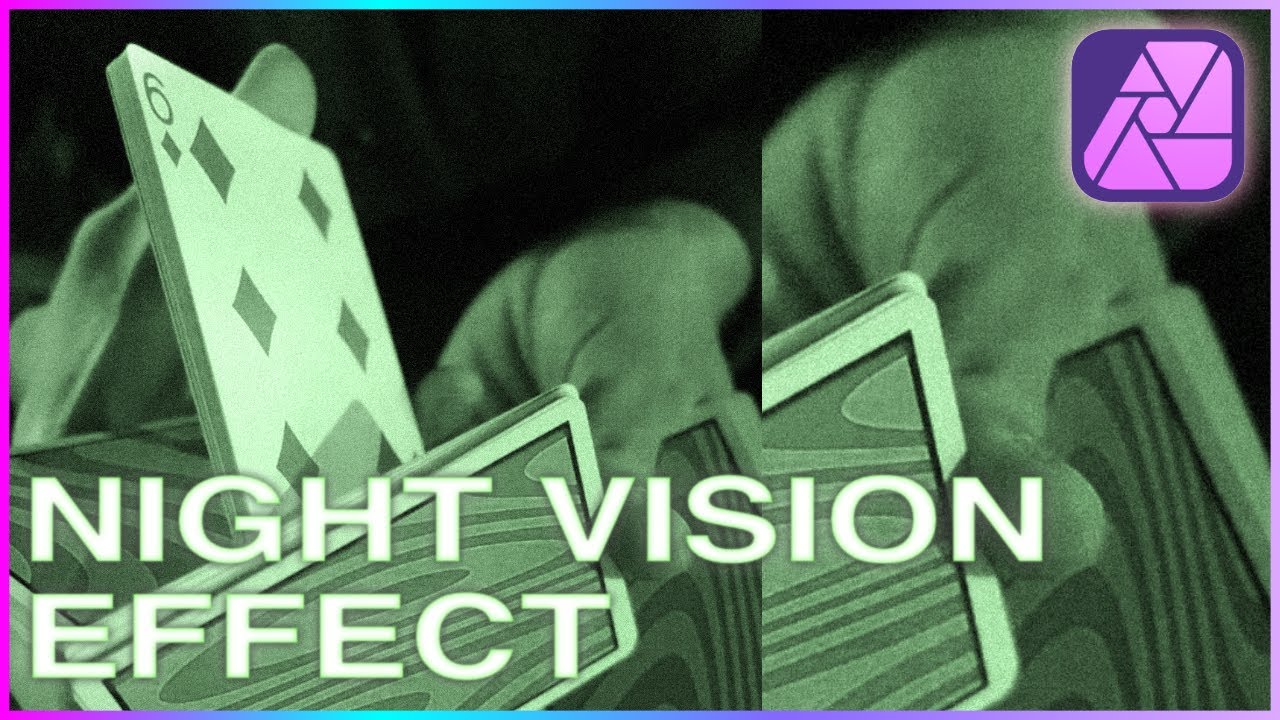 How to Create a Realistic Night Vision Effect in Affinity Photo 2 ...