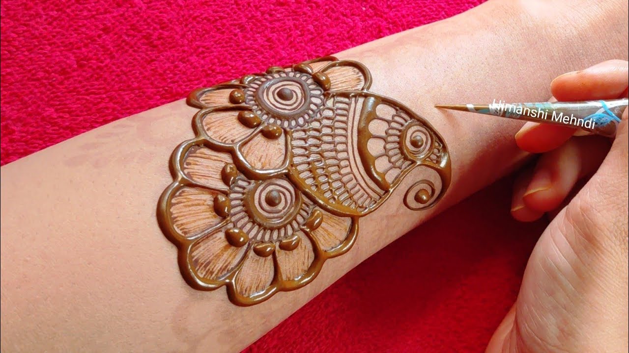 latest back side mehndi designs | mehandi ka design | mehndi design ...