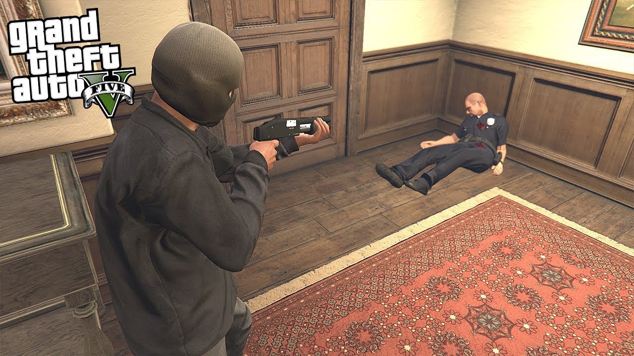 ROBBING HOUSES IN GTA 5!!! 8 (GTA 5 REAL LIFE PC MOD) - YouTube