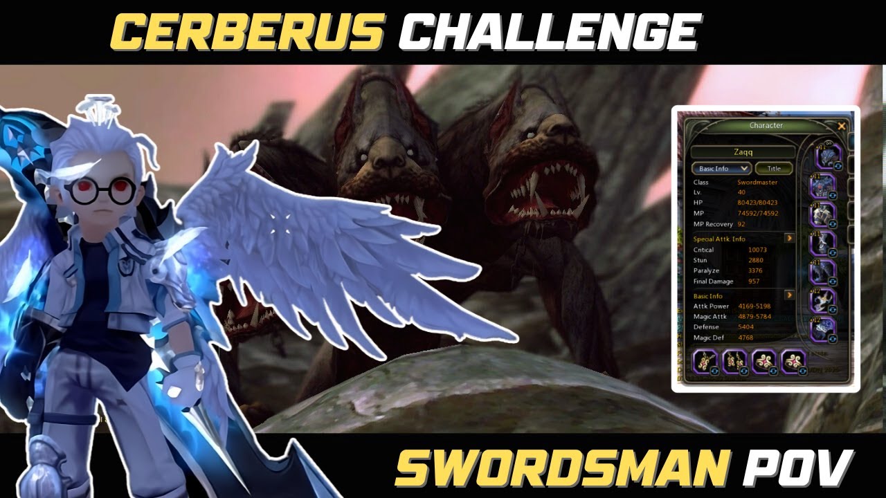 Dragon Nest Classic: Cerberus Challenge Solo with Swordsman (Magic ...