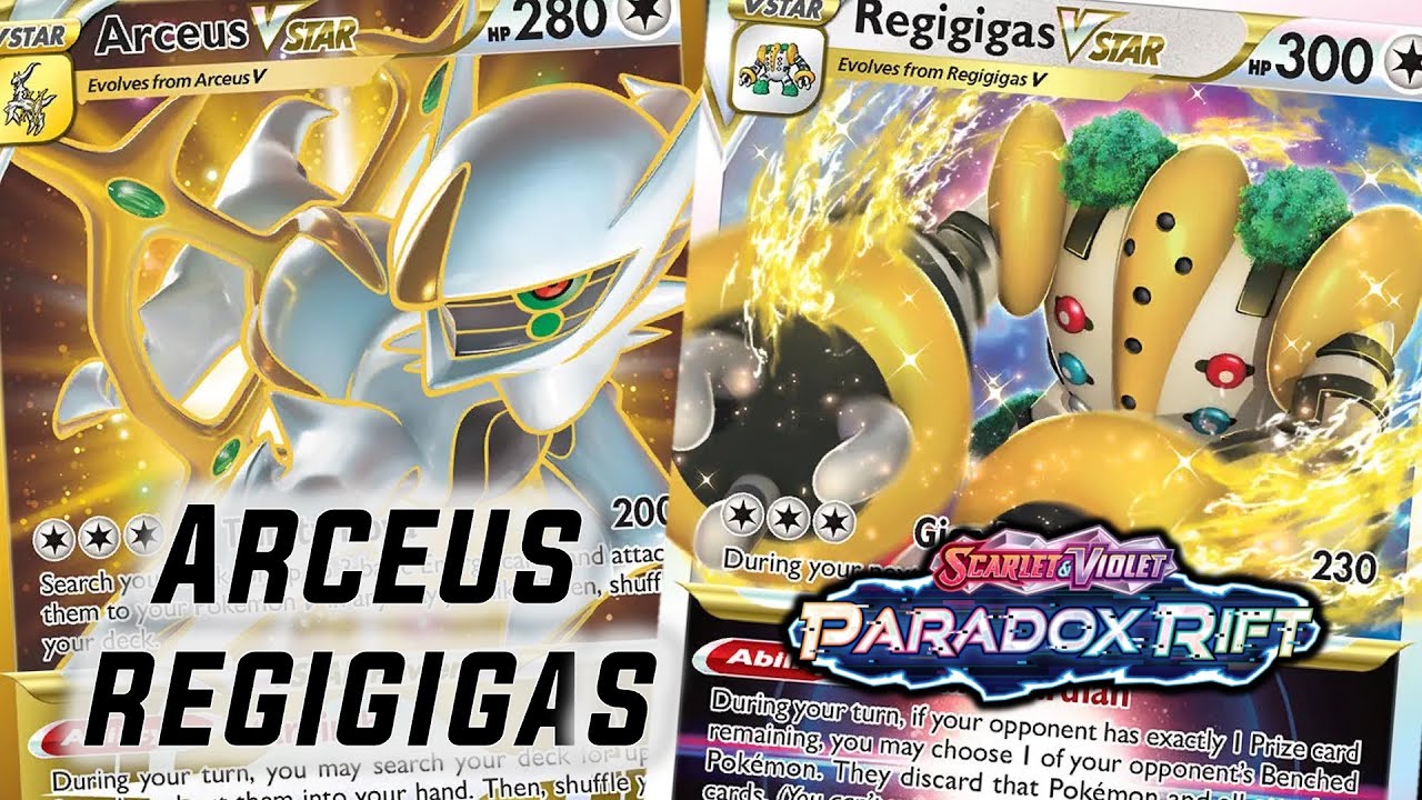 Arceus Regigigas VSTAR ¡Path y disrupción!- Cartas Pokémon BRECHA ...