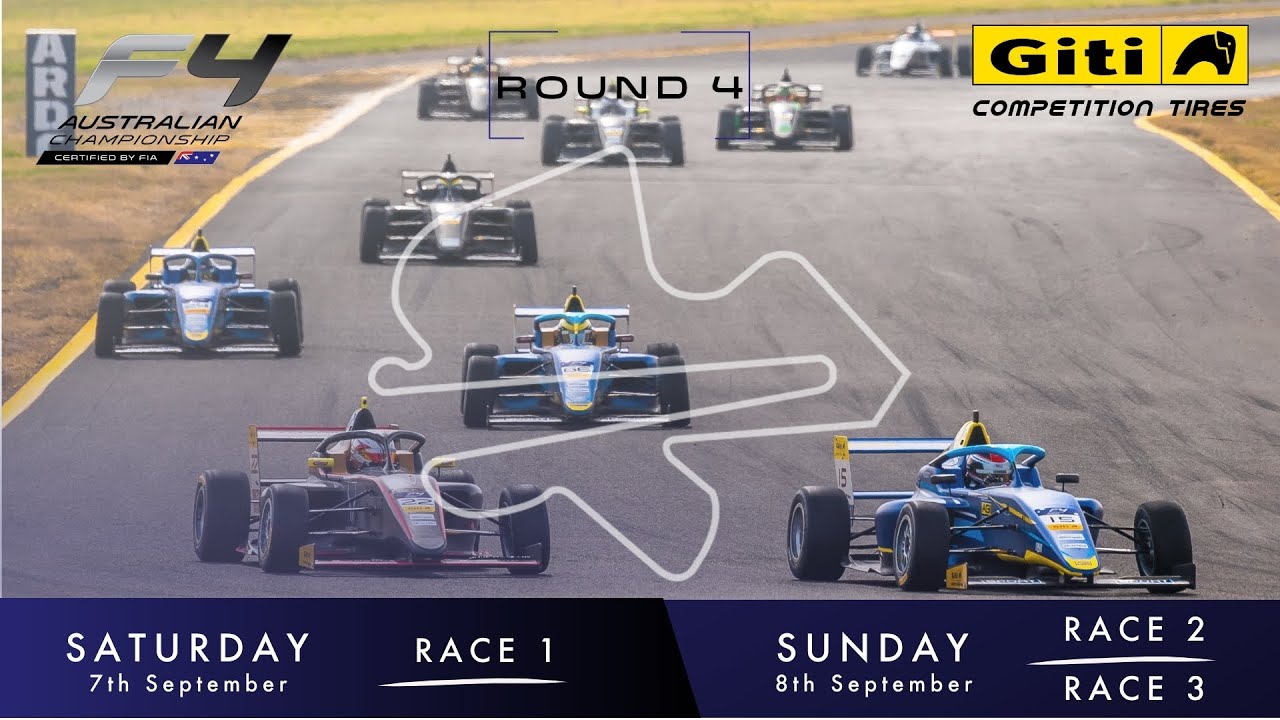 2024 Formula 4 Australian Championship Round 4 Race 3 - YouTube