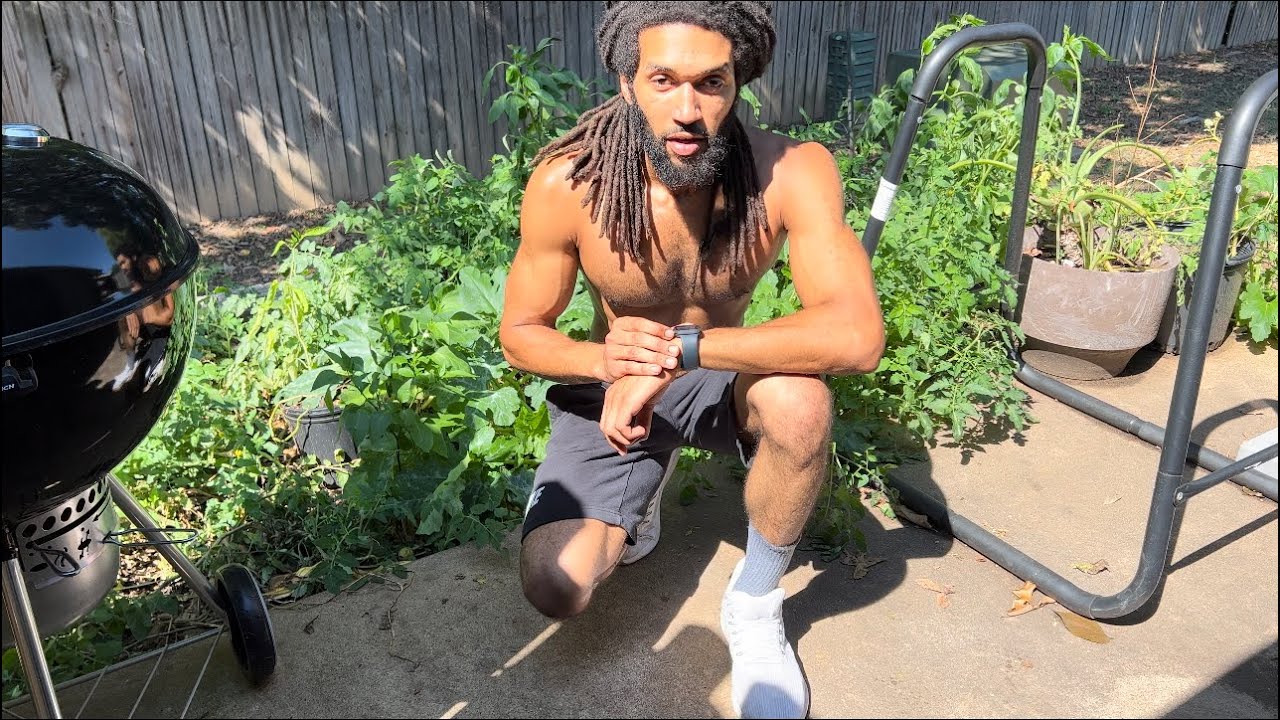 Fall Calisthenics Day 1 Part 2 - 200 Bodyweight Lunges #2 - Braden ...