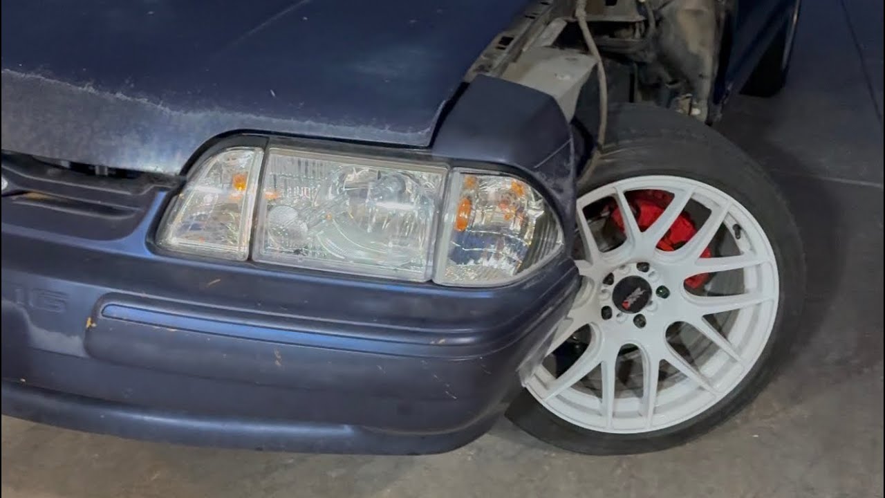 Fdf angle kit install on the Foxbody! - YouTube