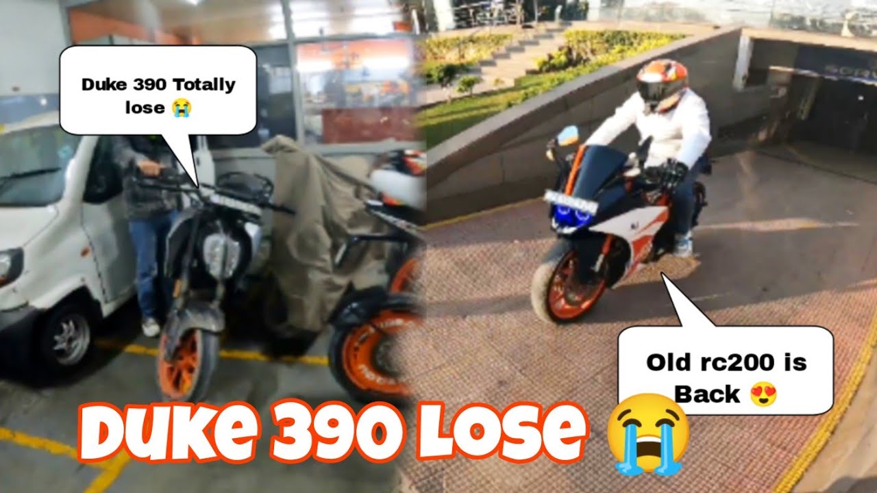 Duke 390 Totally lose 😭 || Old rc 200 back 😊 || Dn Rider 2.0 - YouTube