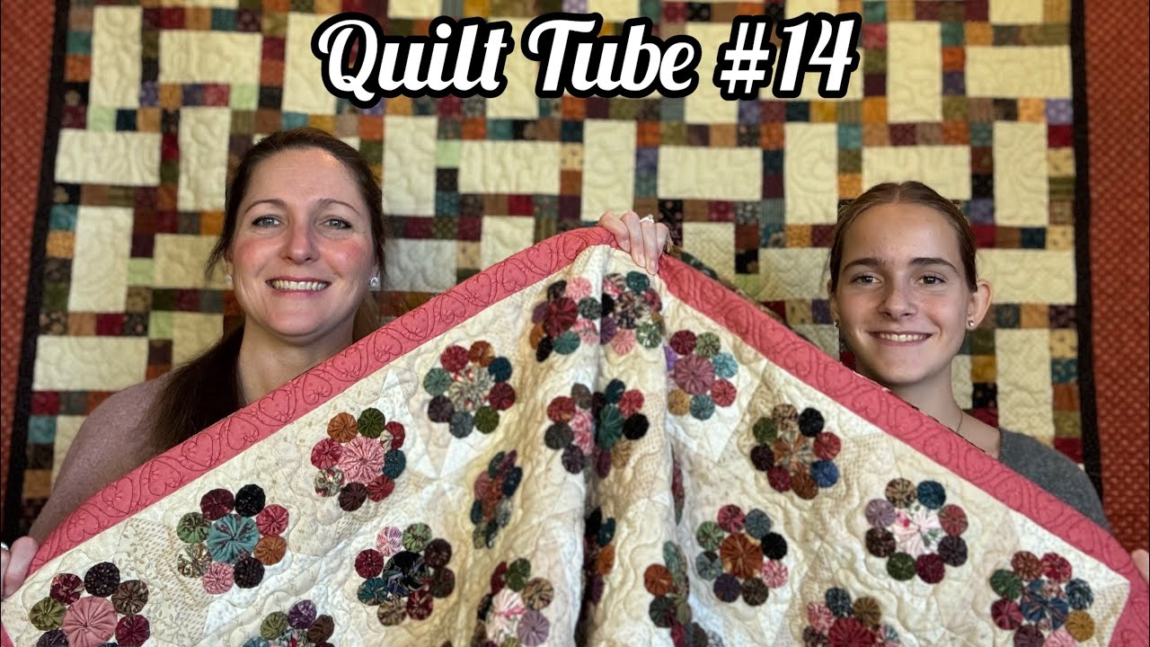 Quilt tube #14 Quilting progress update #quilting #quilttube - YouTube