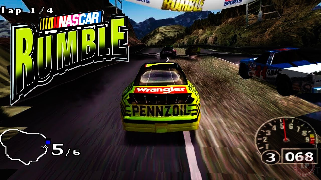NASCAR RUMBLE - JOGO DE PLAYSTATION 1 - LP GAMER - YouTube