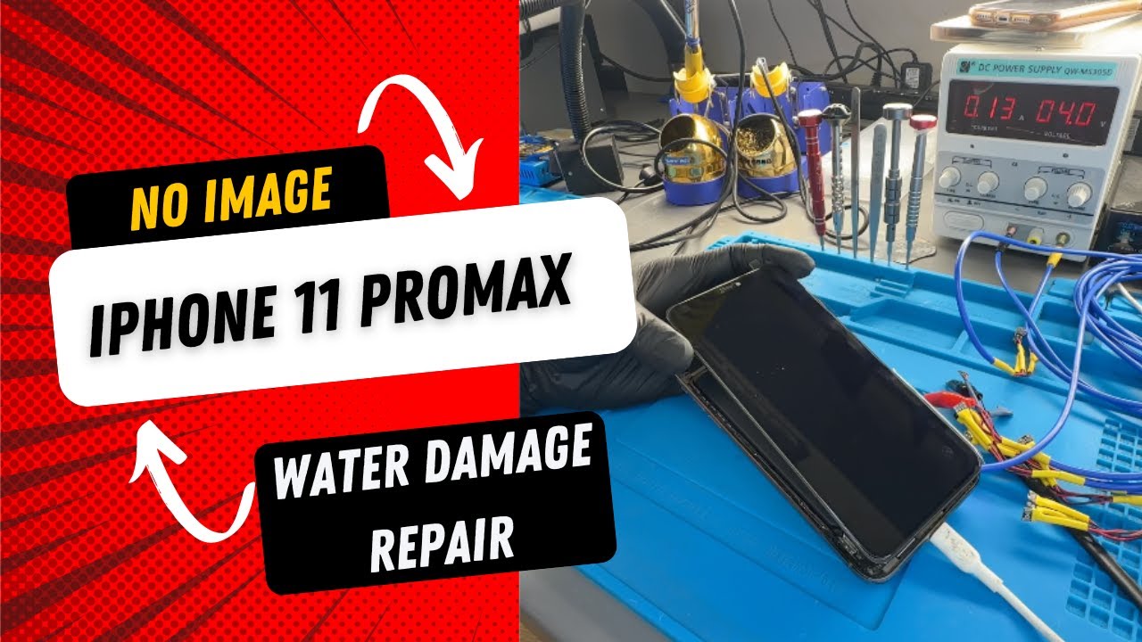 iPhone 11 Pro Max Water Damage Repair | Image Circuitry Fix - YouTube