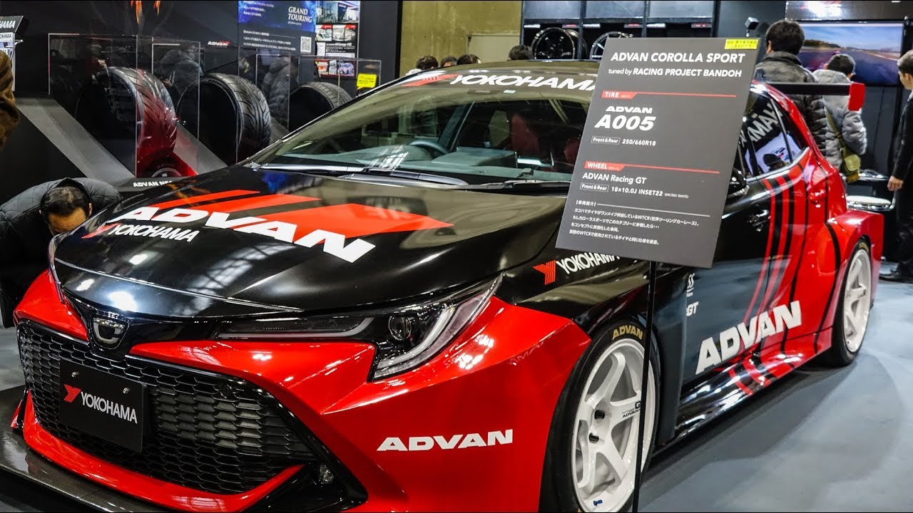 (4K)TOYOTA COROLLA SPORT modified ADVAN 005 トヨタ カローラスポーツカスタム - OSAKA ...