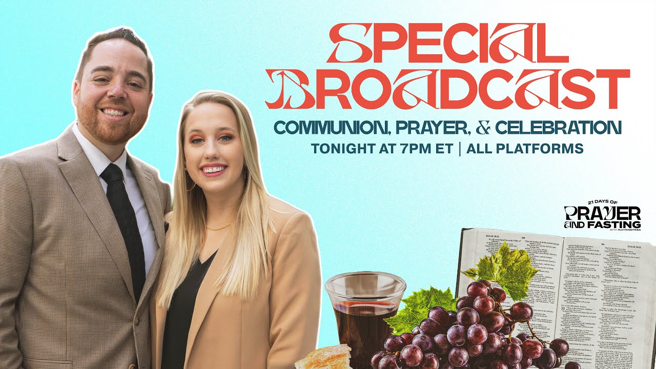 Day 21 - Special Broadcast! Prayer, Communion, and Celebration! - YouTube