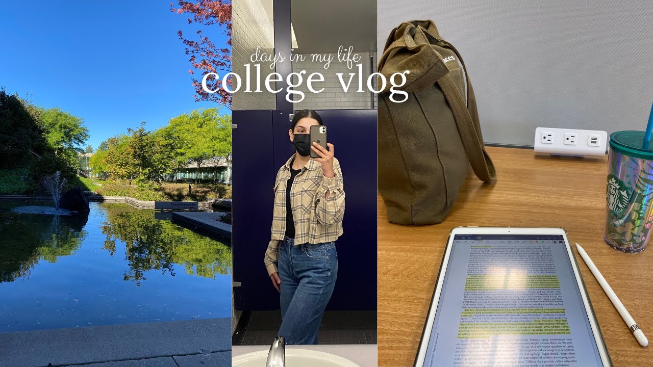 a chill college vlog: readings, cooking, netflix, etc. | days in my ...