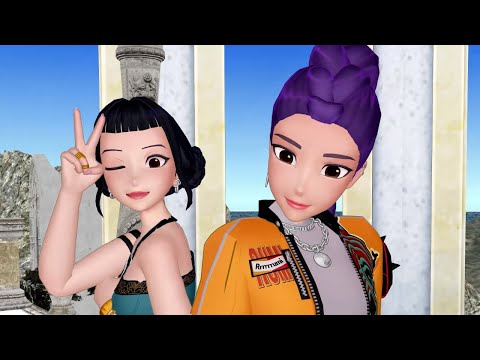 [MMD] Despacito, Shape of You, Faded - Huntr/x Rumi & Zoey Kpop Demon Hunters Huntrix
