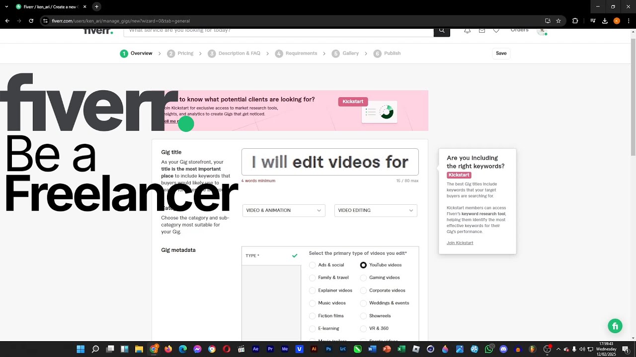😍 NAVIGATE: How to Setup Fiverr Account | Fiverr Tutorial for Beginners | Sellers | Solution ...