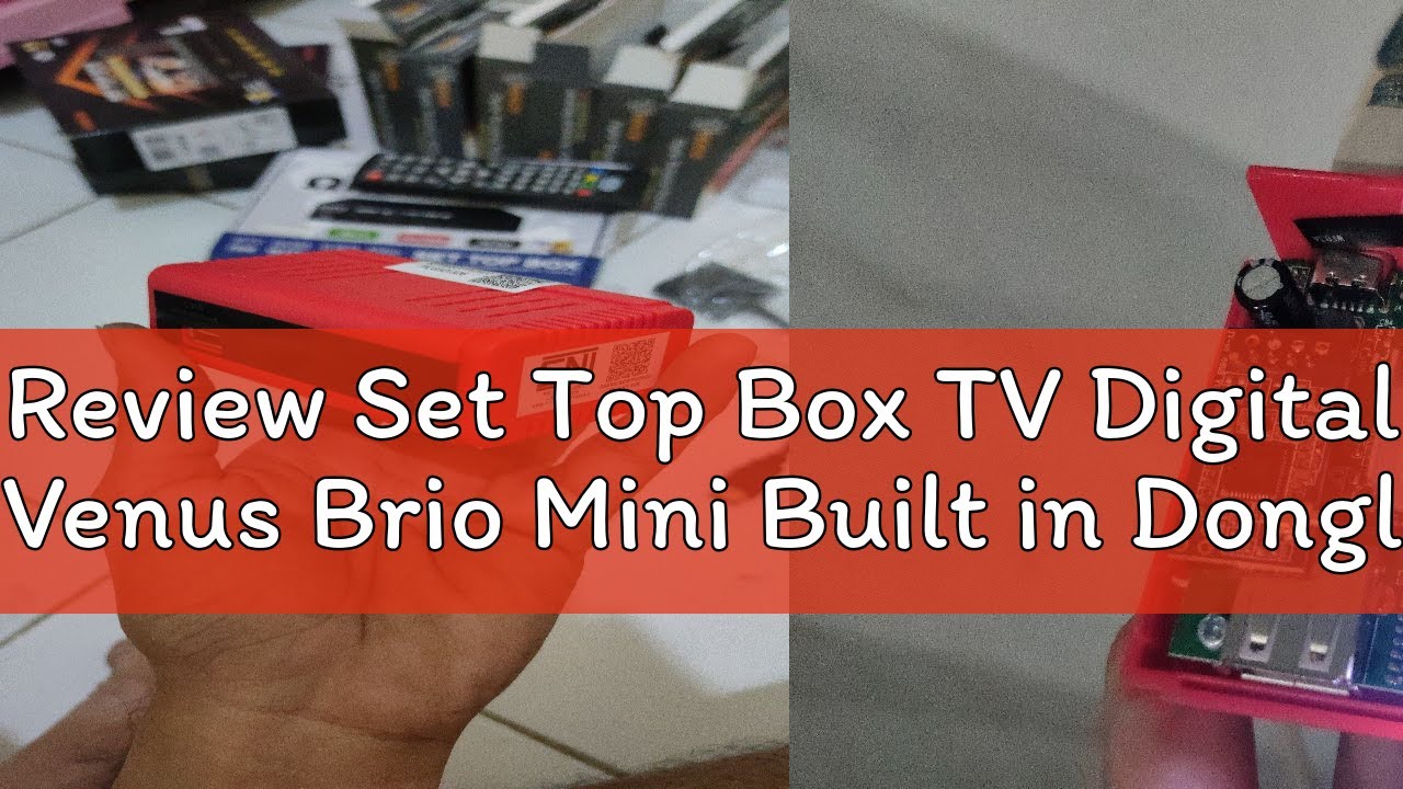 Review Set Top Box TV Digital Venus Brio Mini Built in Dongle Wifi ...