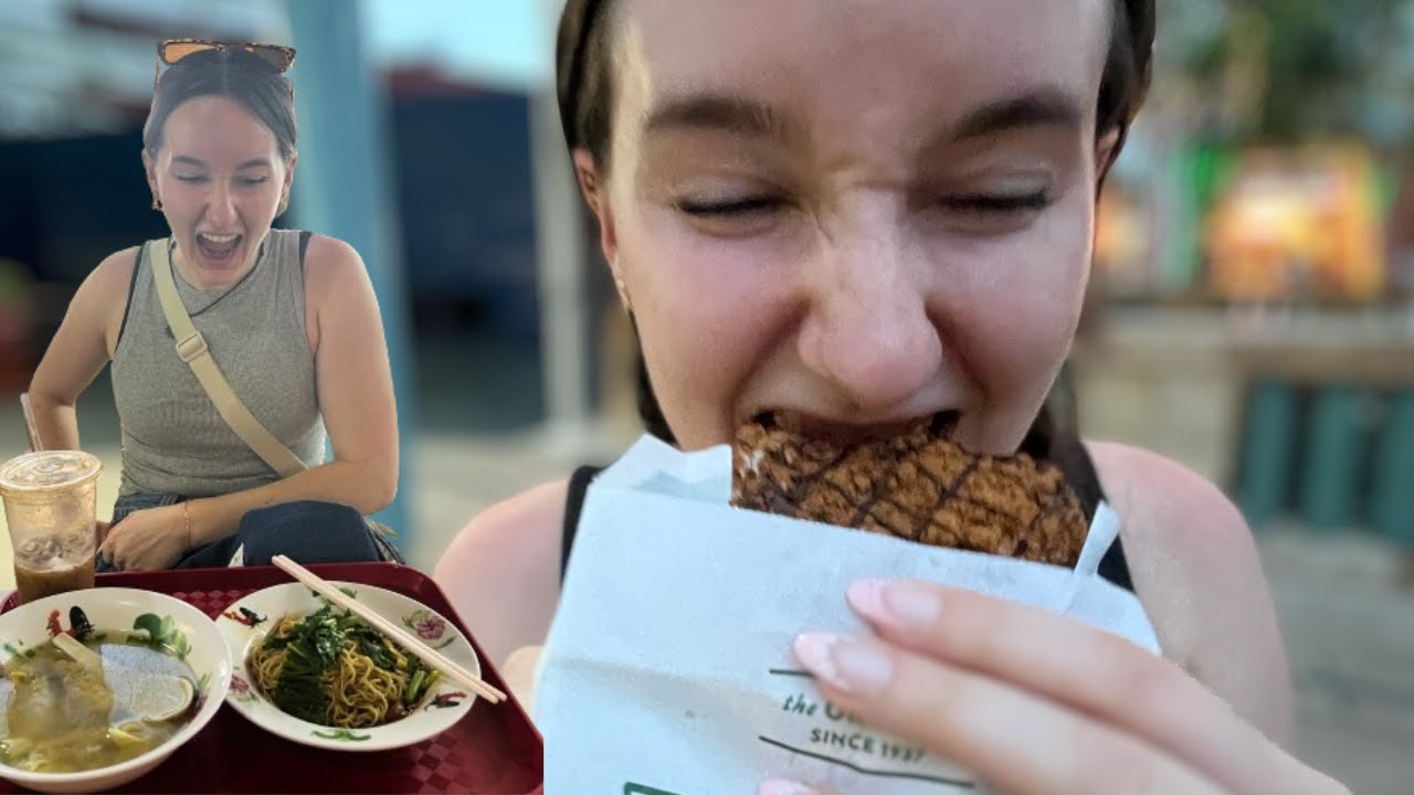 TRYING FOOD/SNACKS IN SINGAPORE - YouTube