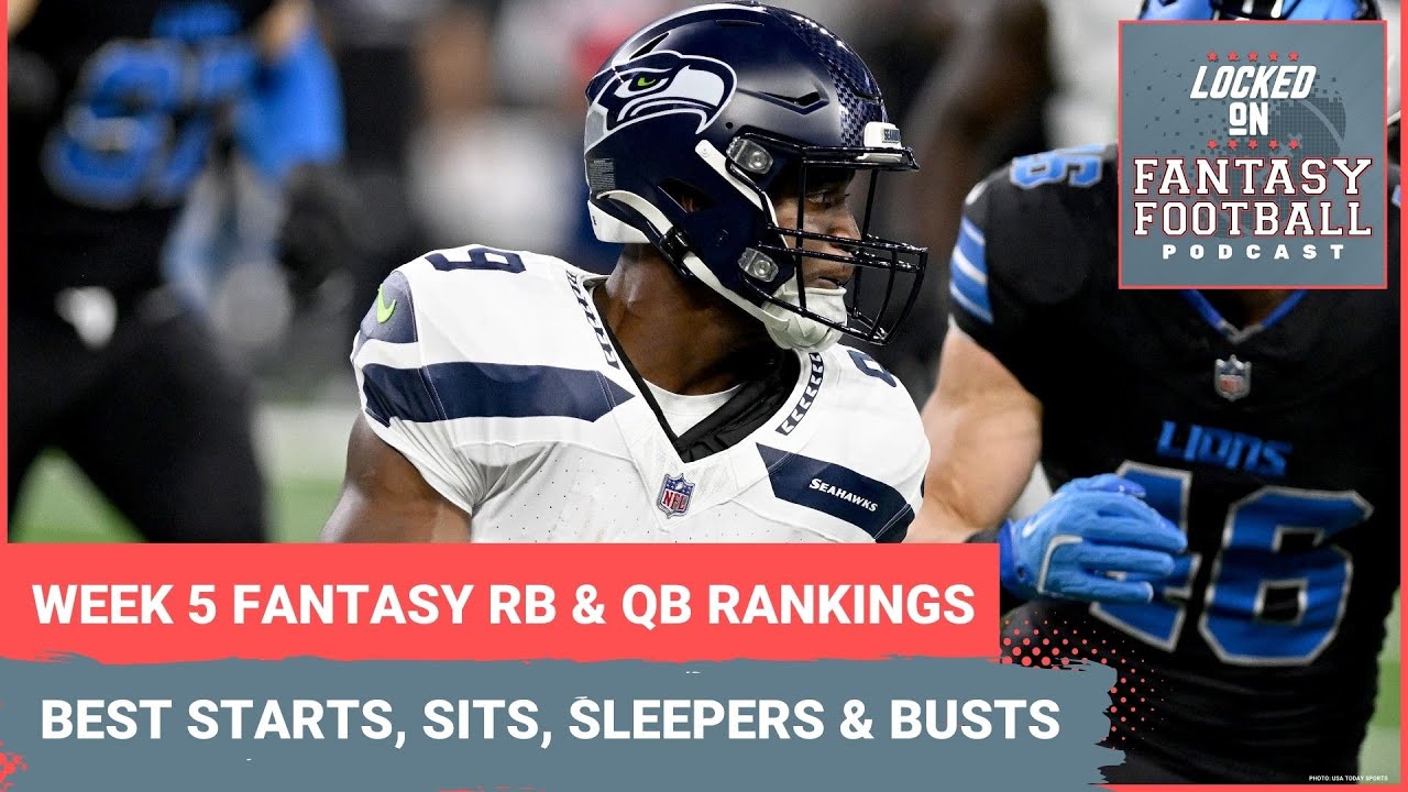 Fantasy football Week 5 RB and QB rankings: BEST starts for your ...