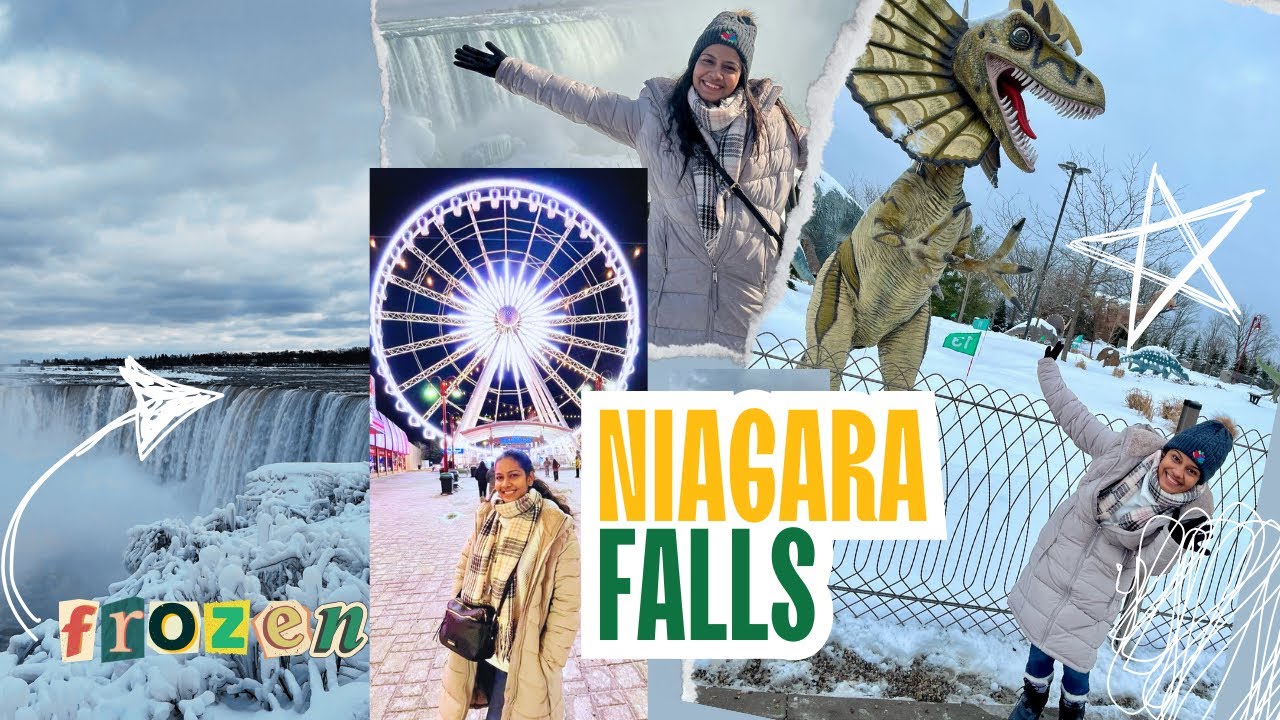 Niagara falls Visit & Sky wheel ride in Winter ️ - YouTube