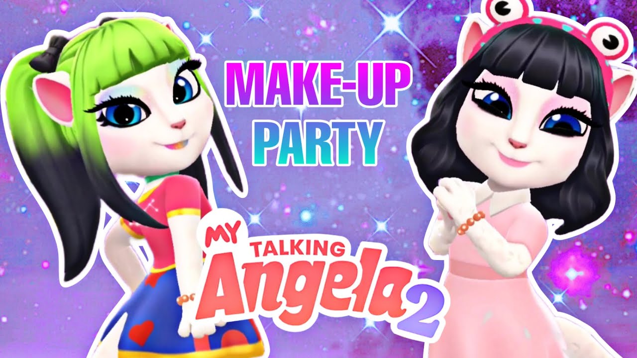 My Talking Angela 2 - MAKE-UP PARTY EVENT 💄| Gameplay By @MyAngela246 ...