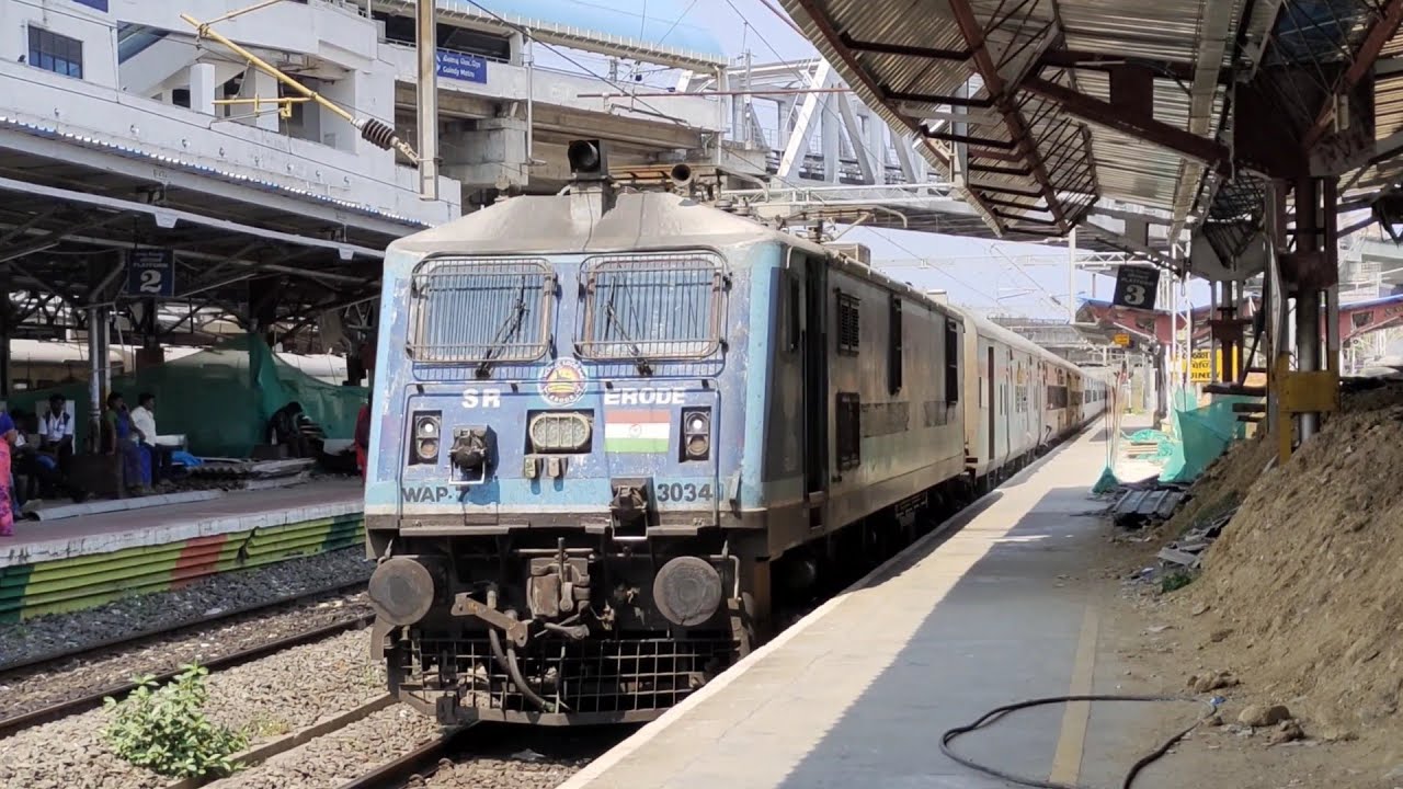 II Twin Single Line Magic II 12635 Vaigai SF Express on the B Line II ...