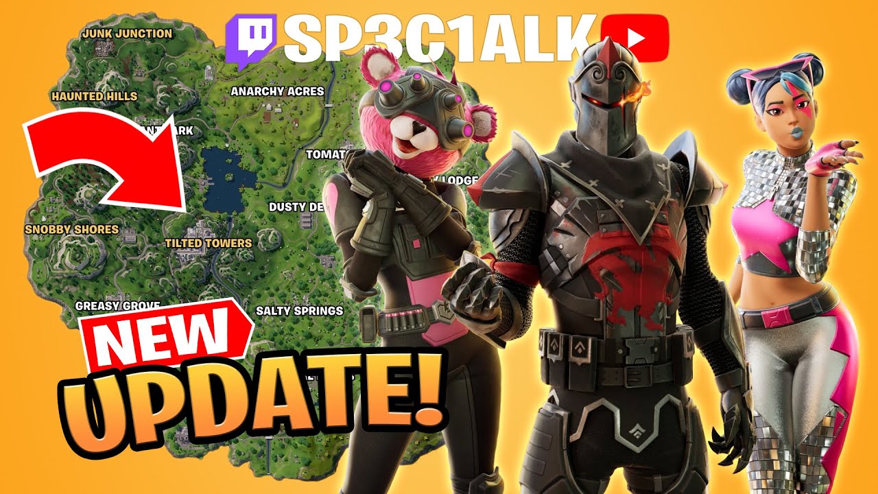 🌟 NEW FORTNITE UPDATE 🌟EPIC CREATOR CODE = SP3C1ALK - YouTube