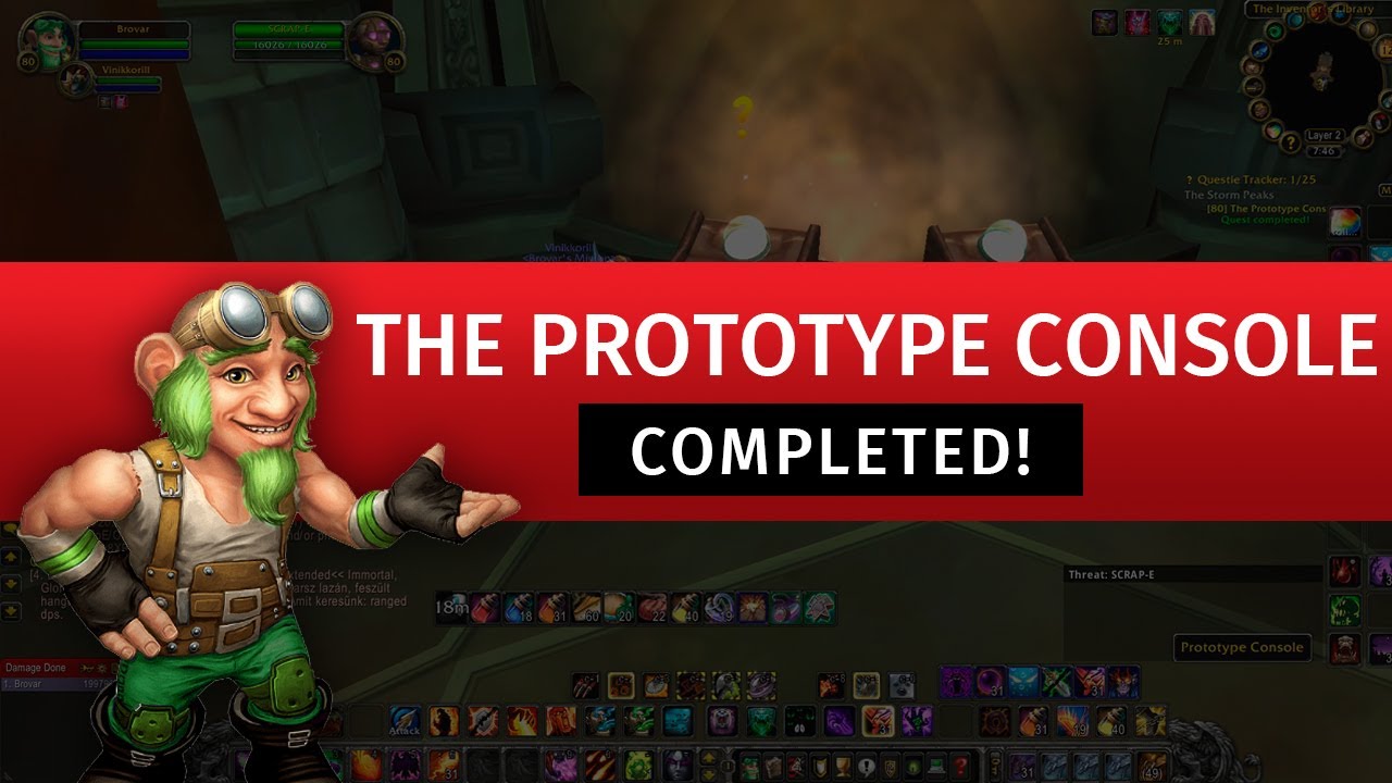 The Prototype Console Wrath of the Lich King Classic (WotLK Classic ...