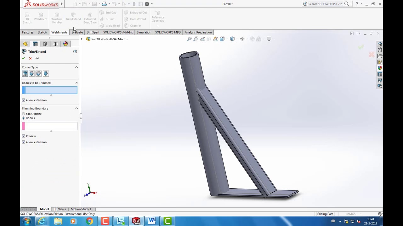 Welding Pierce Points Solidworks – FDOMF