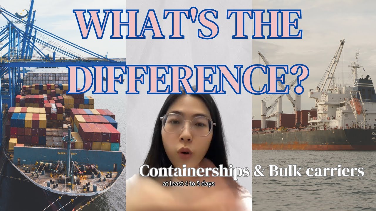 Senghor Logistics explains the difference between container ships and ...