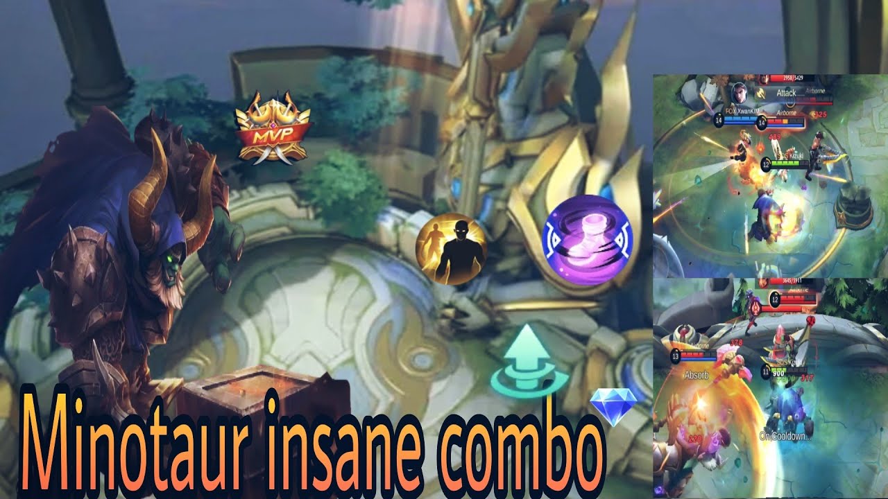 Minotaur insane rotation | Minotaur best combo | MLBB - YouTube