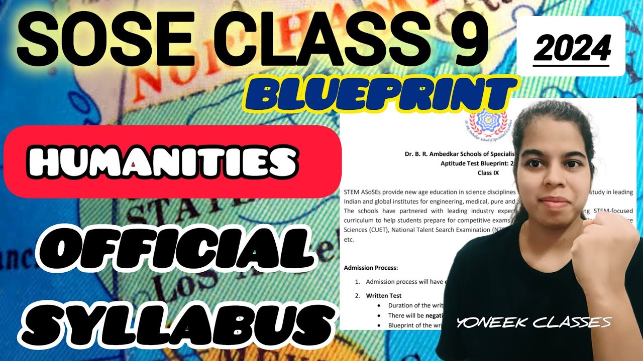 sose class 9 Humanities 2024-25 official blue print| sose humanities 2024 official syllabus # ...