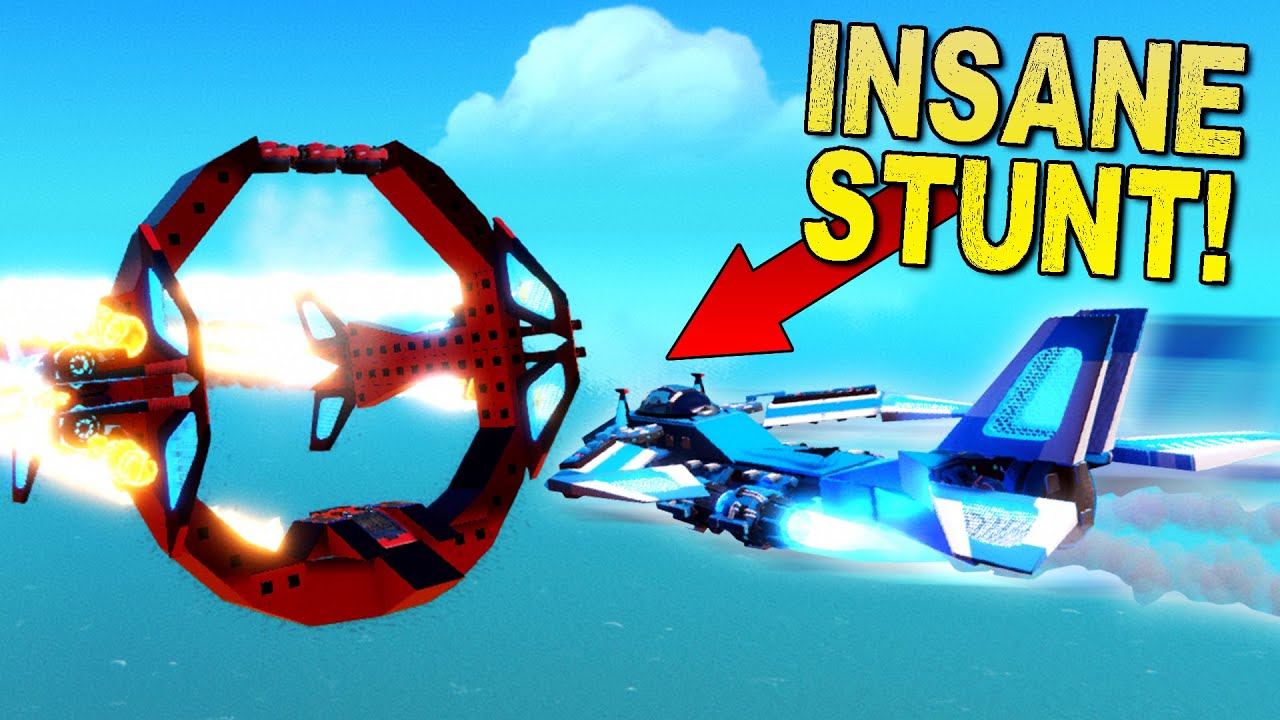 Ultimate Plane Stunt: Folding Plane Through Circular Plane ...