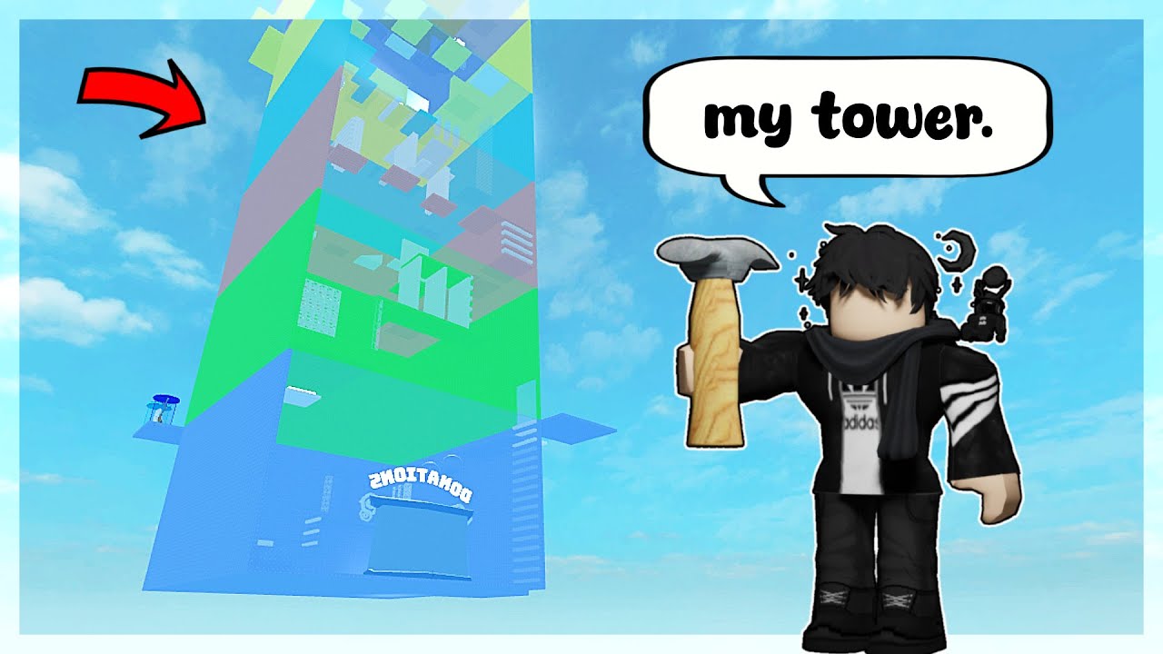 I Finally Built My OWN Troll Tower in Roblox! (Freeze Troll Tower ...