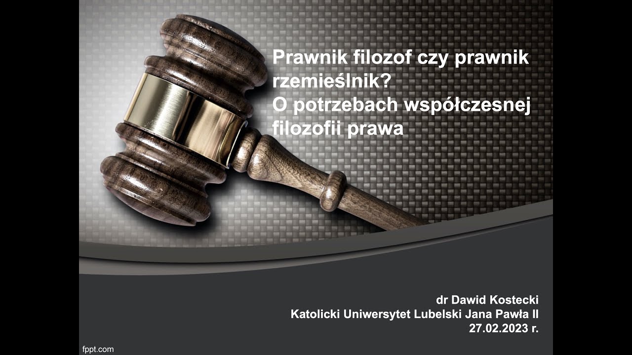 Prawnik filozof czy prawnik rzemieślnik? O potrzebach współczesnej ...