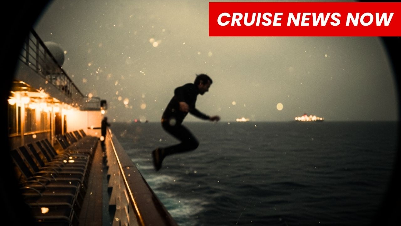 Man Overboard in Baltic Sea at 2AM - Cruise Guest Jumps from Ship - YouTube