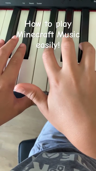 How to play Minecraft music easily 🎶🧱#minecraft #pianotutorial - YouTube