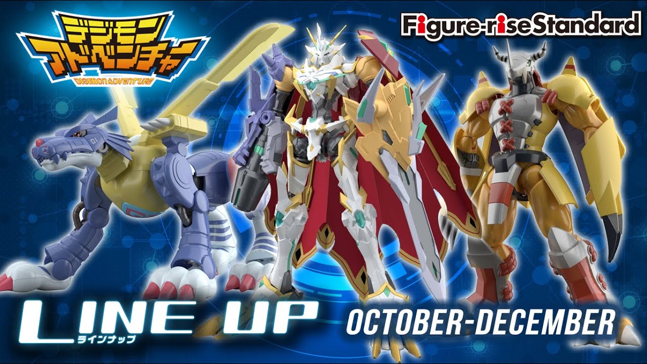 Figure-rise Standard Digimon Adventure LINE UP! October-December - YouTube