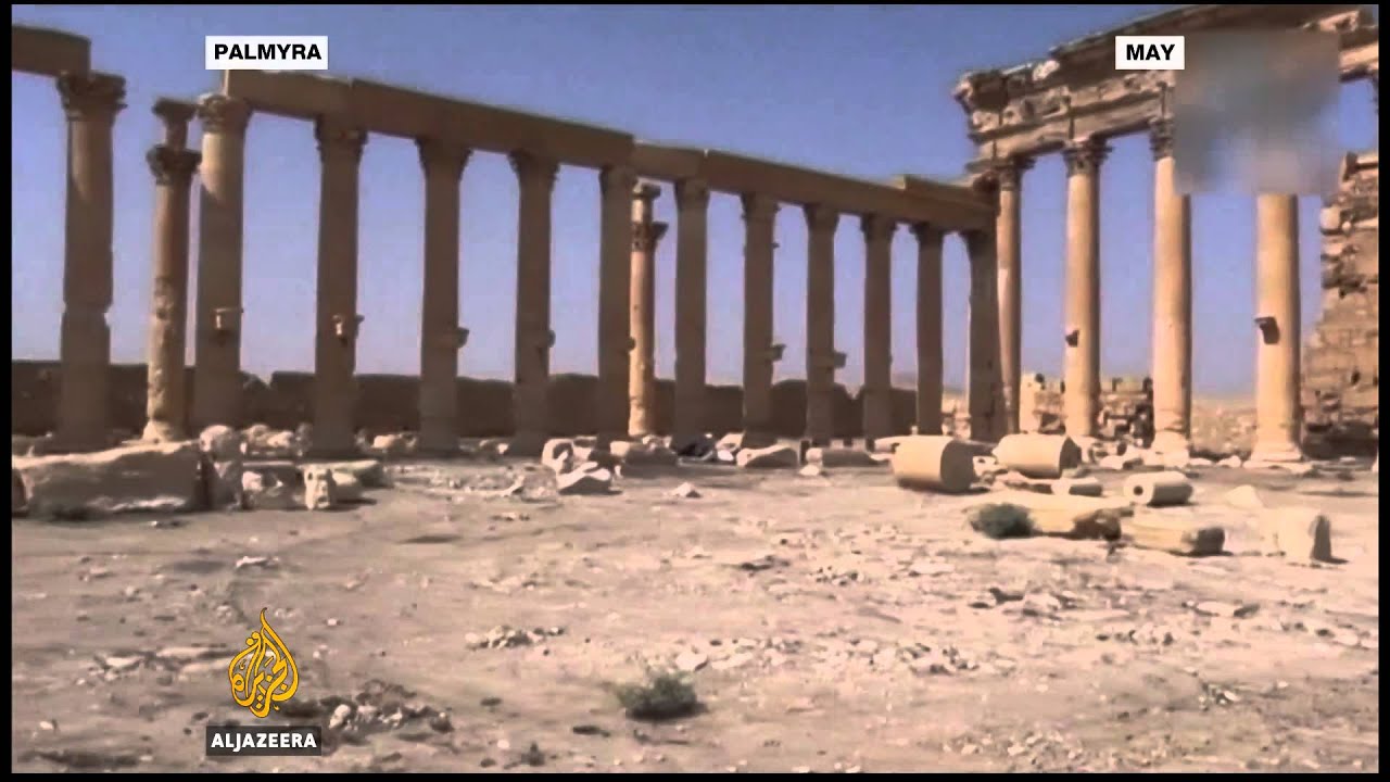 ISIL blows up ancient shrines near Syria's Palmyra - YouTube