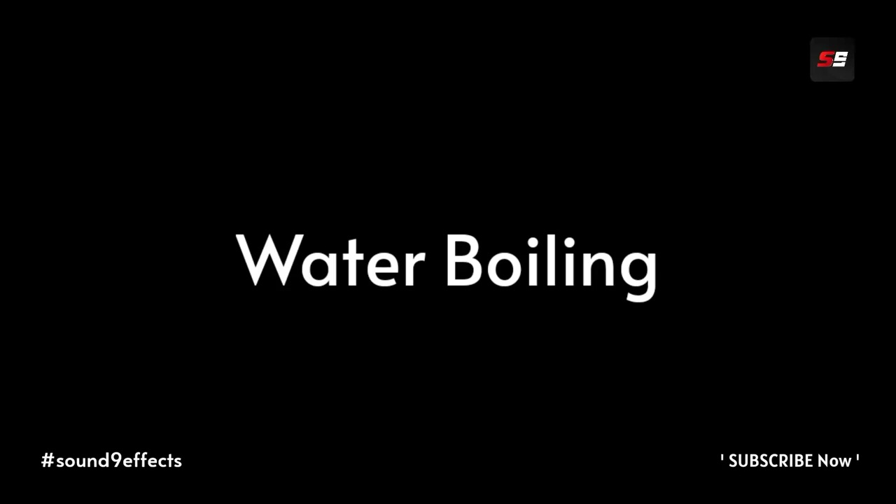WATER BOILING : Sound effect #sound #sound9effects "Download now" - YouTube