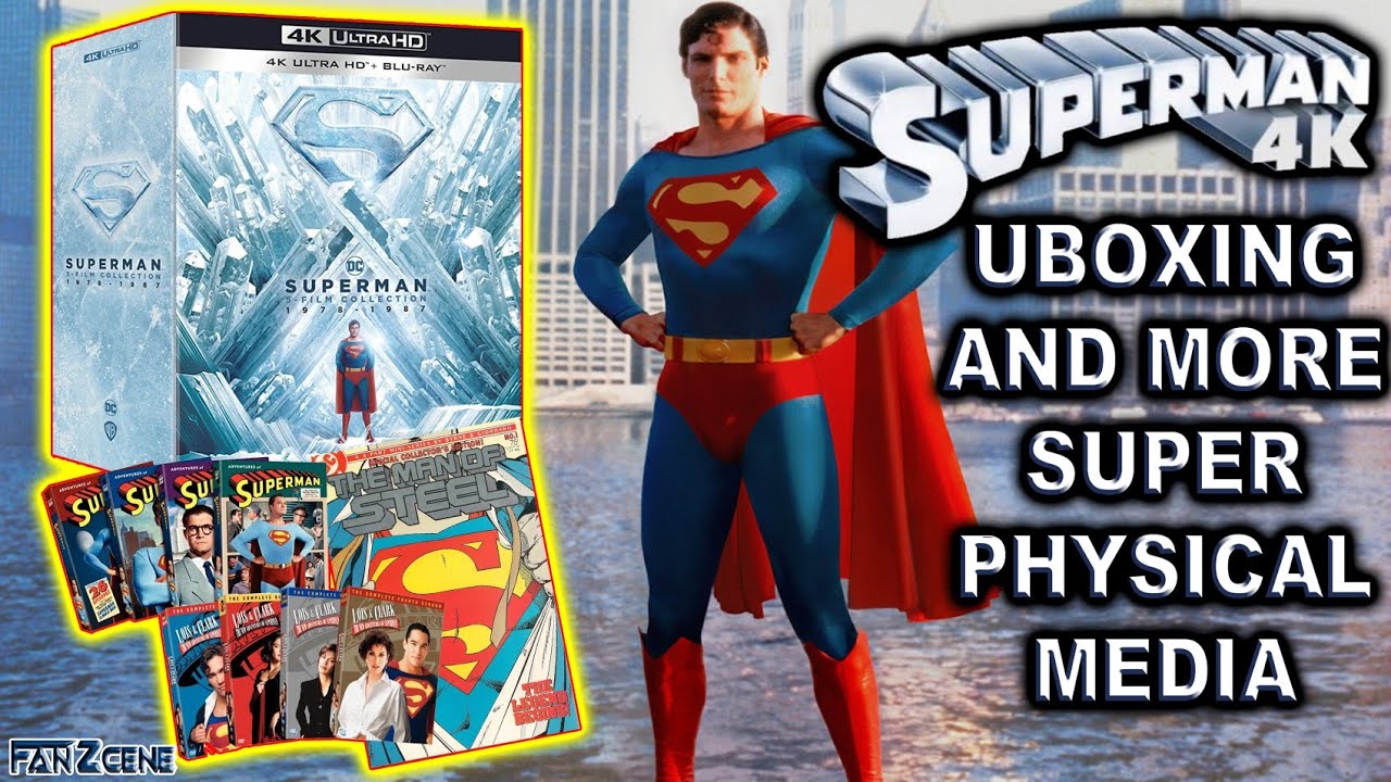 Superman 4K Collection Unboxing And More Super Physical Media - YouTube