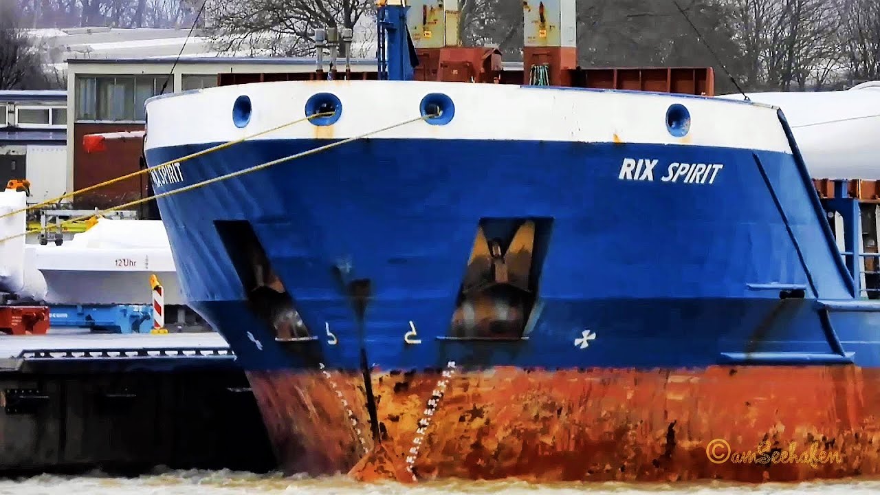KüMo Frachtschiff RIX SPIRIT coaster cargo seaship 5BDH6 IMO 9136204 ...