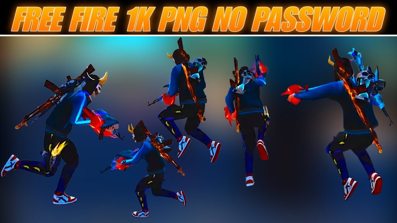 Free Fire Enemy PNG Pack for Thumbnail Editing | Get More Clicks || PNG ...