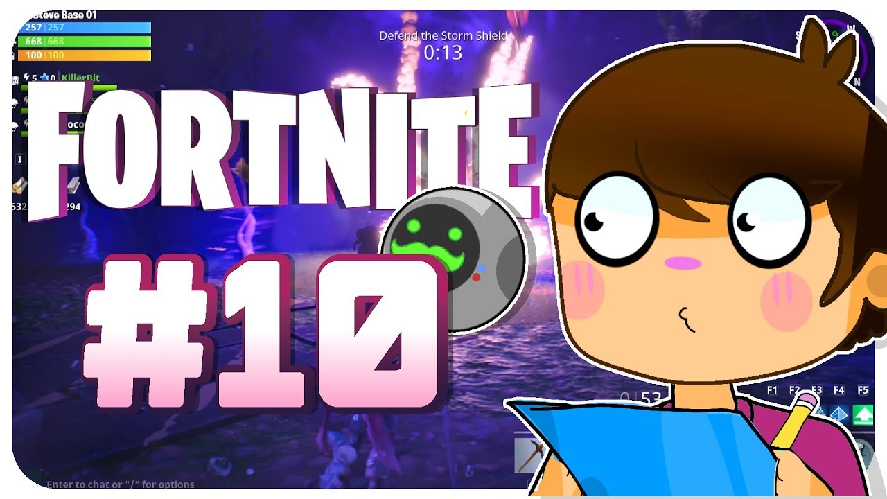 MULTIPLAYER DEFENSE | Fortnite - Part 10 (Lets Play Fortnite Co Op ...
