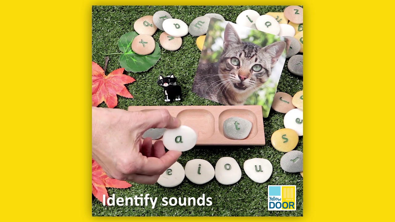 Alphabet Pebbles Word building Set - YouTube